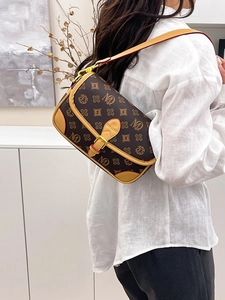 Wholesale Vintage Monogram PU Leather Crossbody Bag For Women - Everful