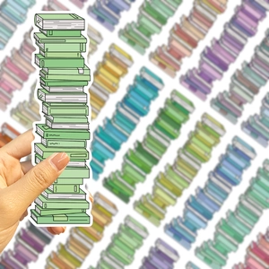 Wholesale Creative Book Stack Shaped Paper Bookmarks For Students - Everful