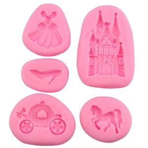 Wholesale Silicone Cake Mold Fairy Tale Castle Pumpkin Carriage Design ...