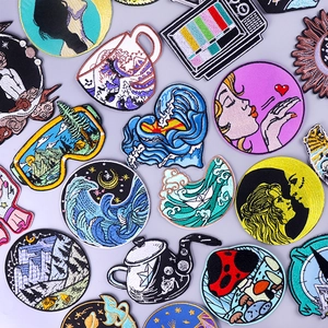 Wholesale Embroidered Iron-on Patch DIY Applique For Clothing - Everful