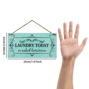 Wholesale Vintage Wooden Laundry Room Sign Funny Slogan Wall Art Plaque ...