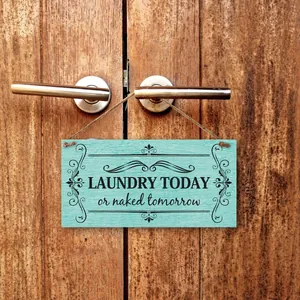Wholesale Vintage Wooden Laundry Room Sign Funny Slogan Wall Art Plaque ...