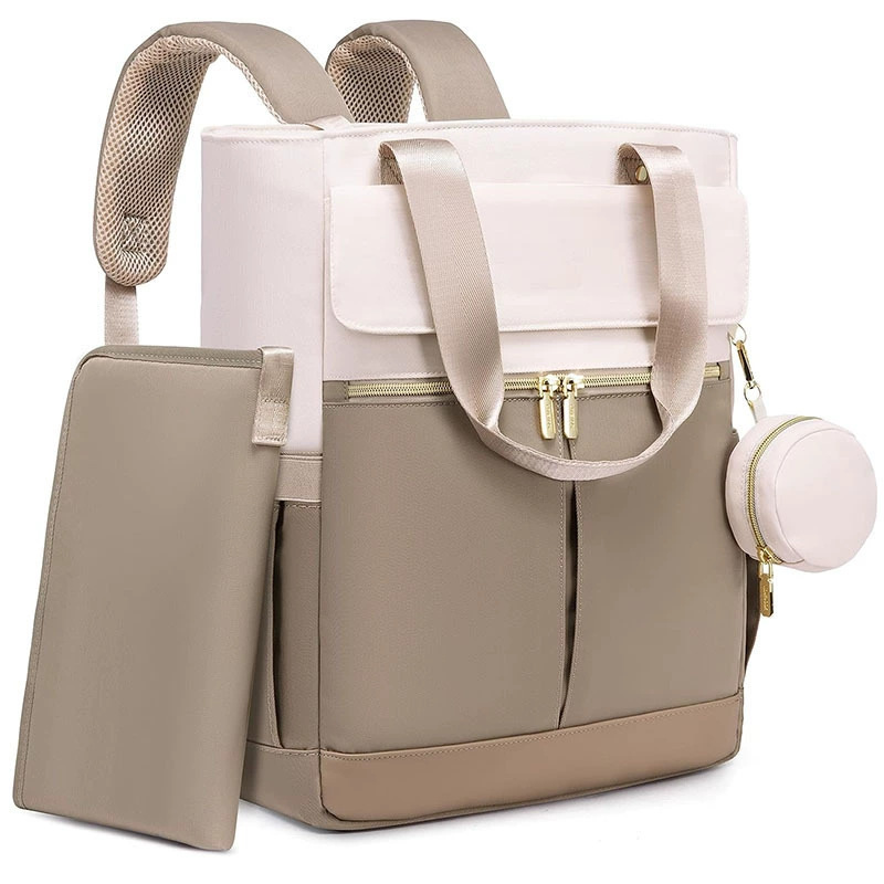 Wholesale Multifunctional Nylon Diaper Backpack With Changing Mat And ...